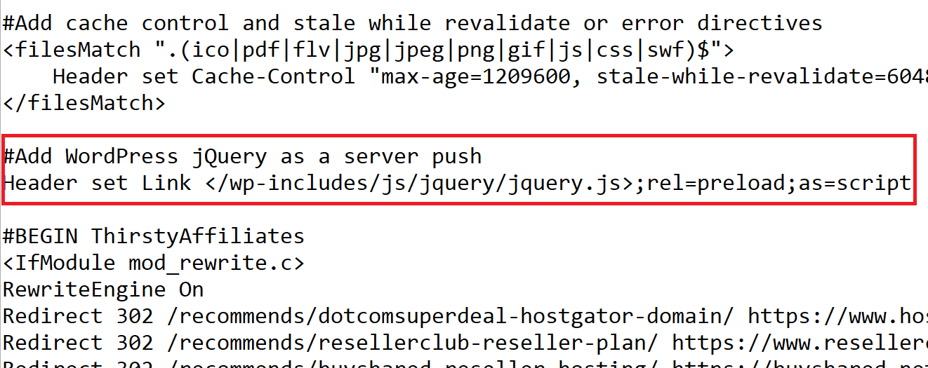 Enabling Cloudflare Server Push with .htaccess - WP-Tweaks